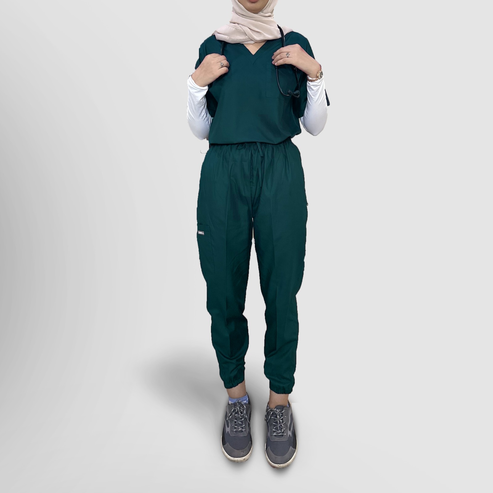 Tucked-In 5-Pocket BodySuit Scrub - Scrubbers.med