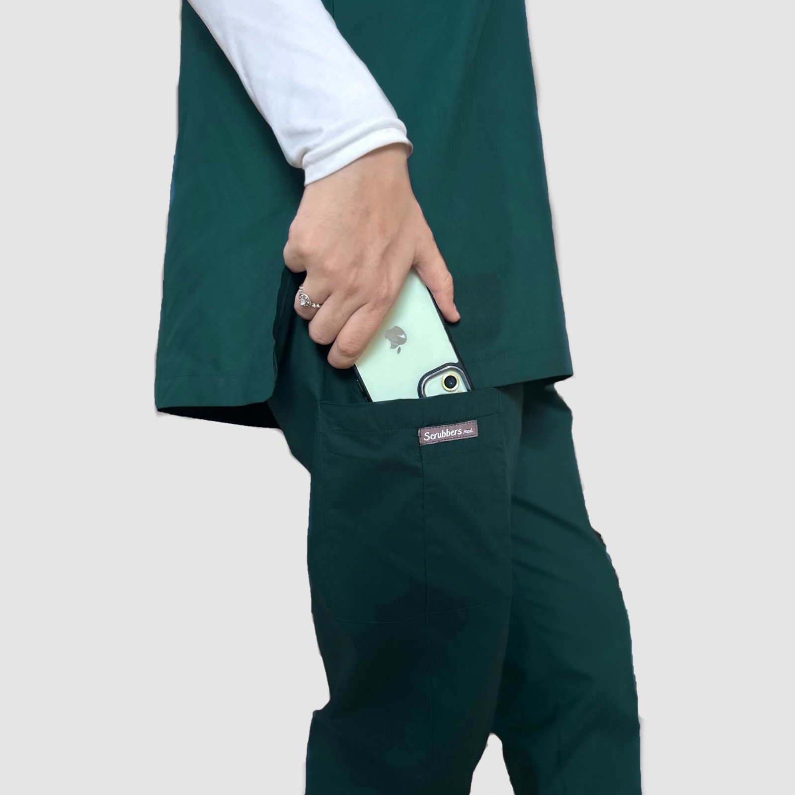 Tucked-In 5-Pocket BodySuit Scrub - Scrubbers.med